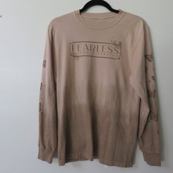 Taylor Swift | Tops | Taylor Swift Fearless Taylors Version Long Sleeve ...